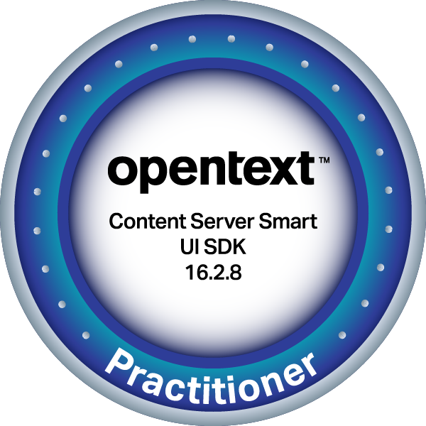 Opentext Practitioner Content Server Smart Ui Sdk Workshop 1628 Acclaim 
