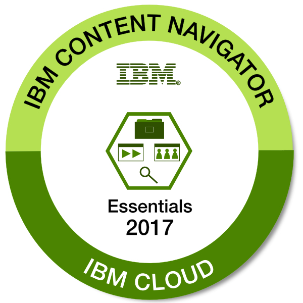 Badges: IBM Content Navigator Essentials - 2017 - IBM Skills Gateway ...