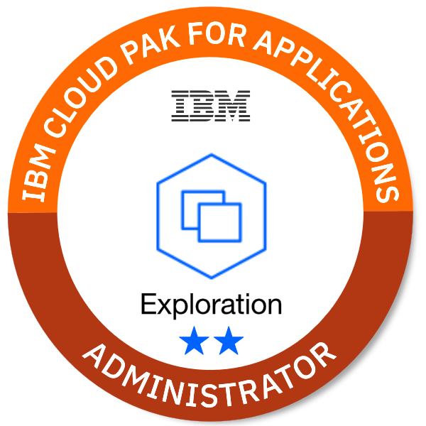 IBM Cloud Pak for Applications - Administrator (Exploration **) - Acclaim